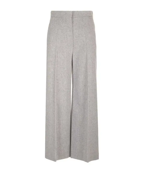 Max Mara Burano Cropped Wide Leg Trousers