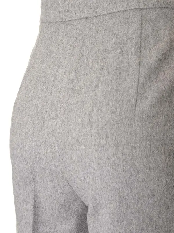 Max Mara Burano Cropped Wide Leg Trousers