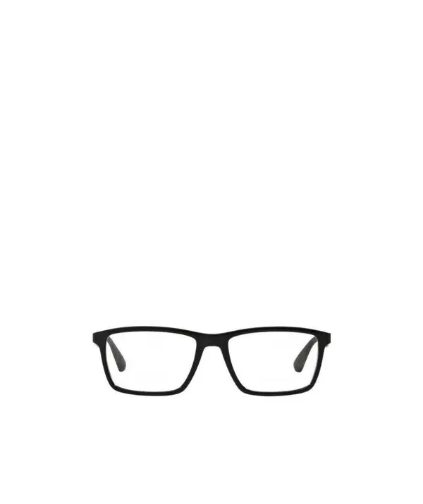 Ray-ban Logo Flat Mirror Eyeglasses - White