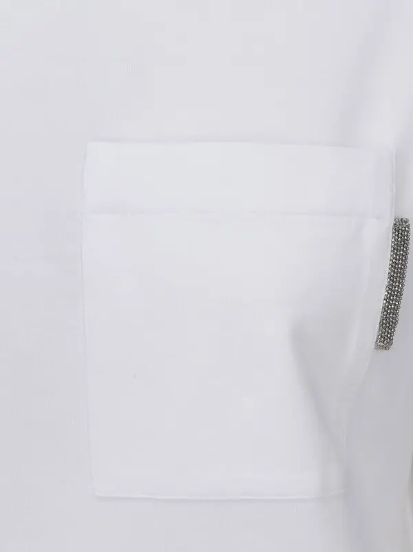 Brunello Cucinelli Short Sleeve Crewneck T-shirt With Pocket