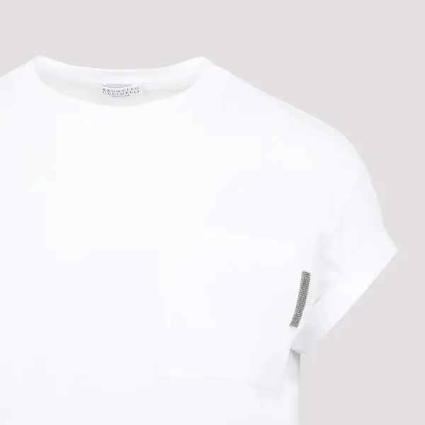 Brunello Cucinelli Short Sleeve Crewneck T-shirt With Pocket