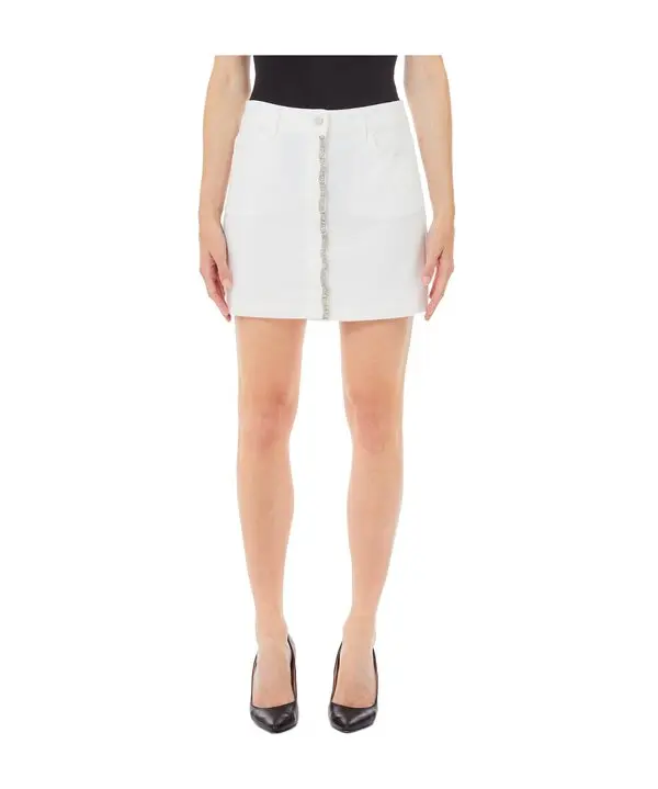 Liu Jo Embellished Mini Skirt - Nude