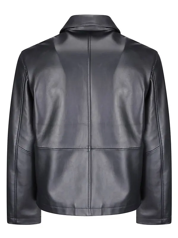 SUNFLOWER Leather Zip Jacket