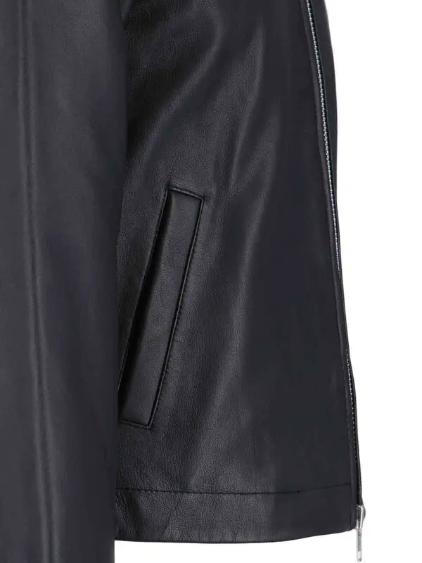 SUNFLOWER Leather Zip Jacket