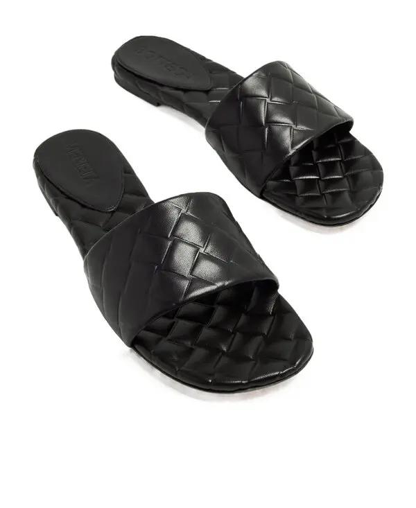 Bottega Veneta Quilted Slip-on Sandals