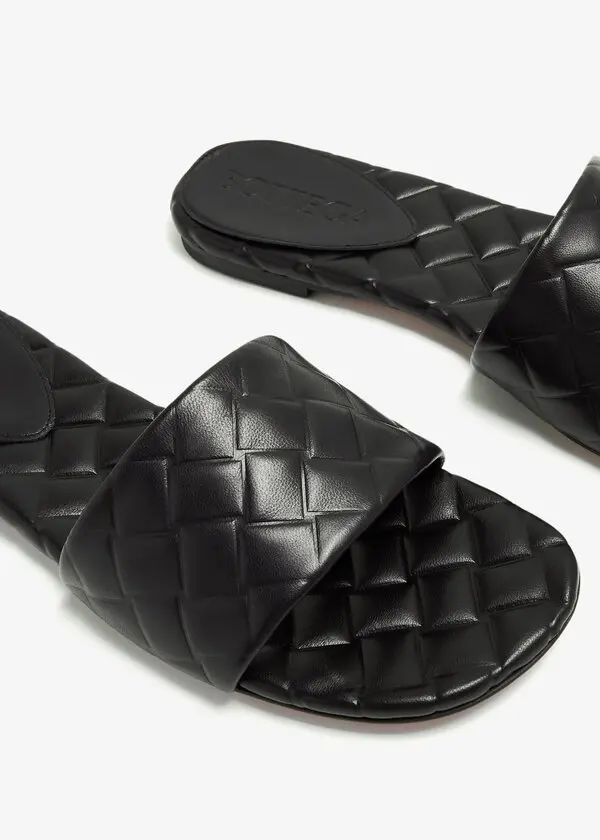 Bottega Veneta Quilted Slip-on Sandals