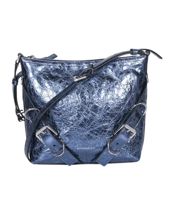 Givenchy Voyou Small Shoulder Bag - Navy Blue