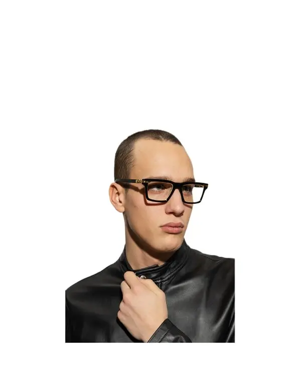Balmain Logo Flat Mirror Eyeglasses