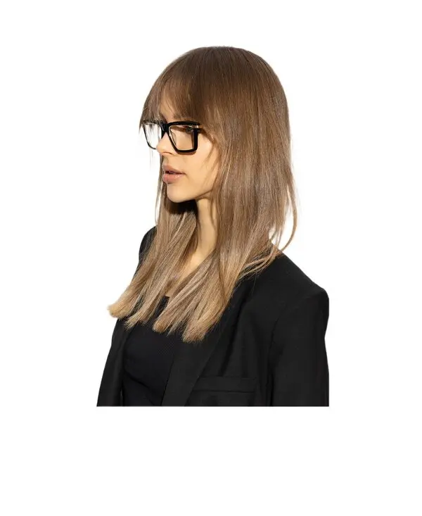 Balmain Logo Flat Mirror Eyeglasses
