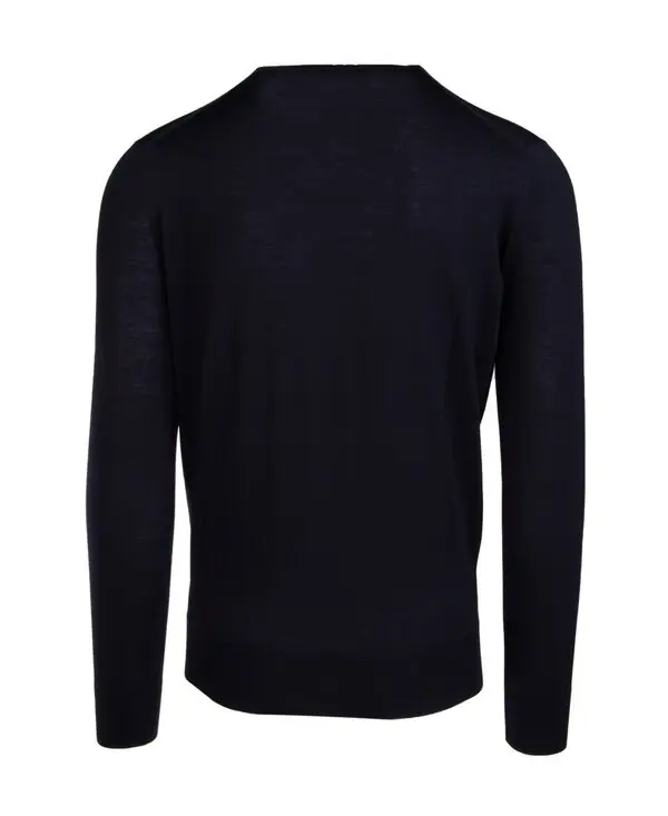 Loro Piana Long-sleeved Crewneck T-shirt - Black