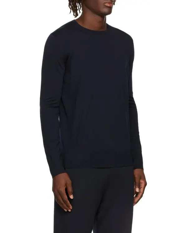 Loro Piana Long-sleeved Crewneck T-shirt - Black