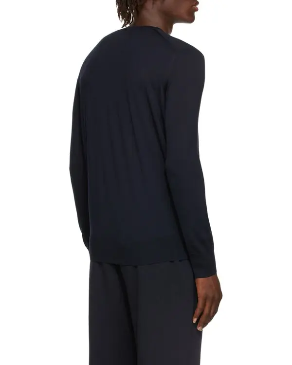 Loro Piana Long-sleeved Crewneck T-shirt - Black