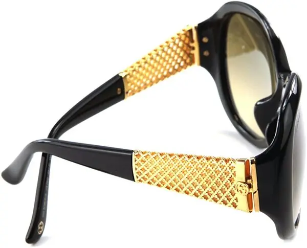 Gucci Logo Detail Oval Sunglasses