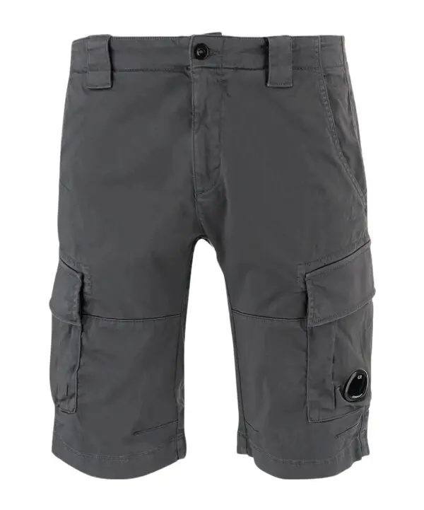 C.P. COMPANY Lens Pocket Cargo Shorts - Black