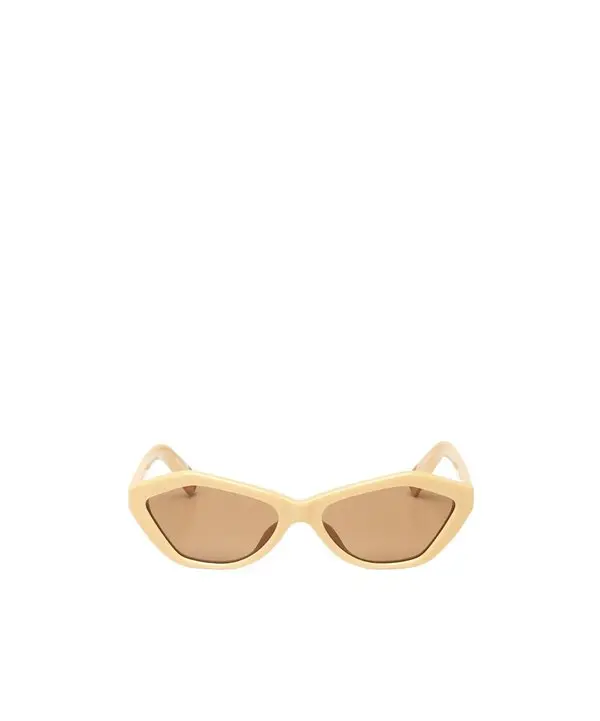 Jacquemus Geometric-frame Sunglasses - Nude