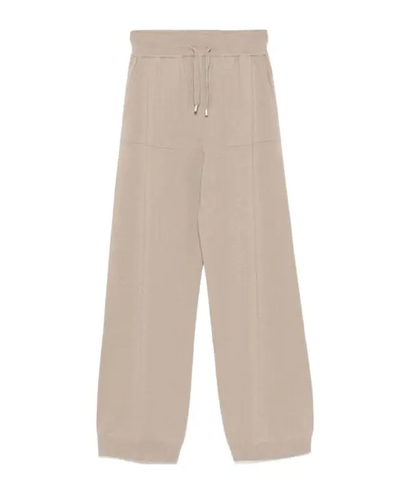 Lorena Antoniazzi Straight-leg Drawstring Sweatpants - Sand Beige