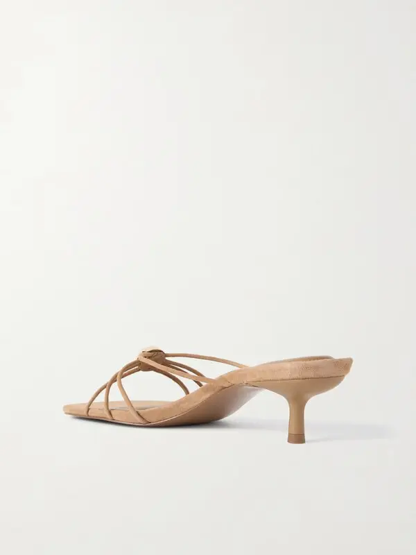 Simkhai Amaya Embellished High-heeled Sandals - Beige