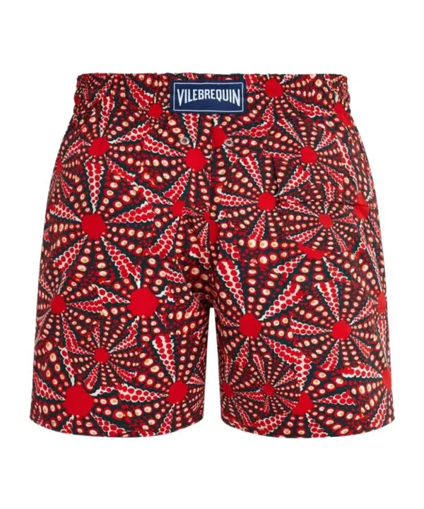Vilebrequin Moorea Swim Shorts With Pattern - Red