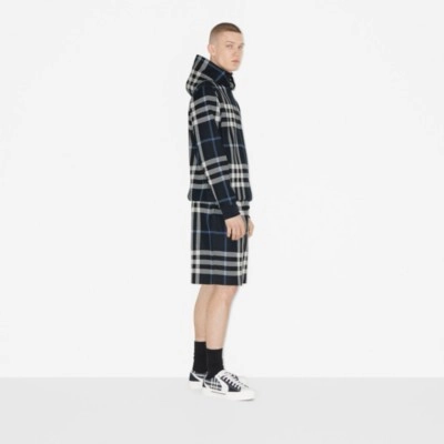 Burberry Checked Jacquard Hoodie