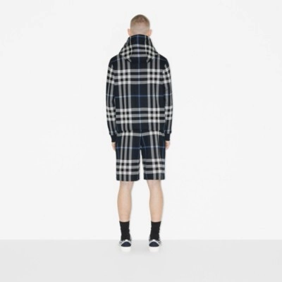 Burberry Checked Jacquard Hoodie