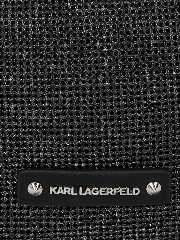 Karl Lagerfeld K/soire Shoulder Bag With Crystal Embellishments