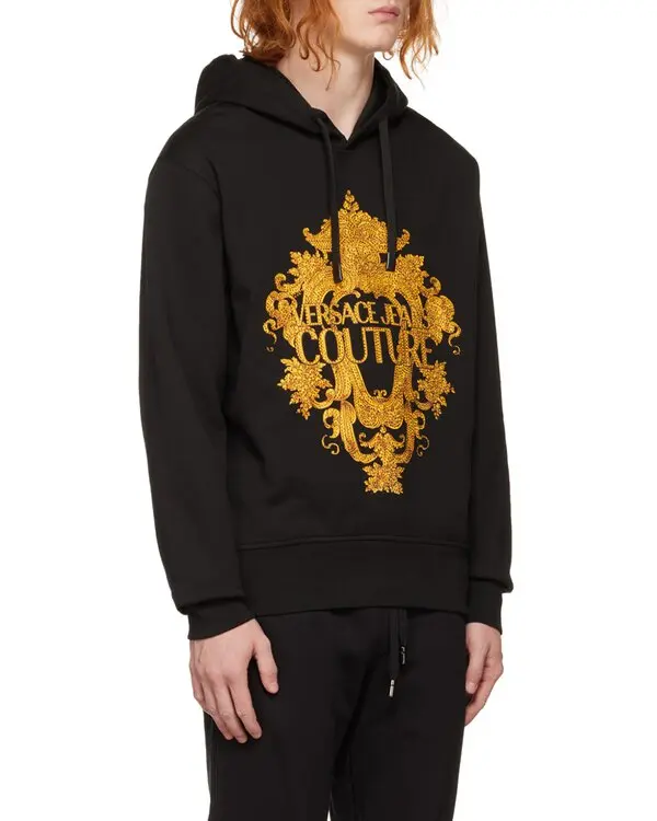 Versace Logo Print Hoodie