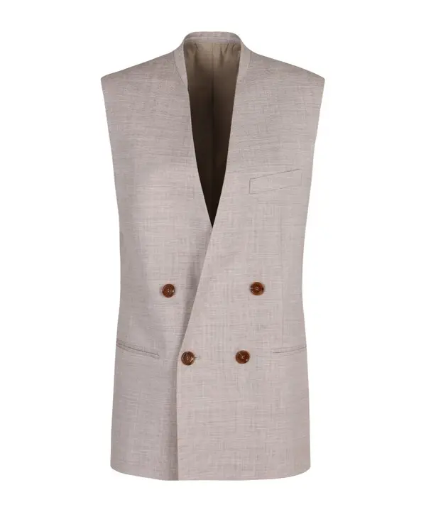 Philosophy Di Lorenzo Serafini Long Double-breasted Waistcoat