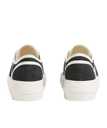 Gucci Monogrammed Low-top Sneakers With Padded Web Detail