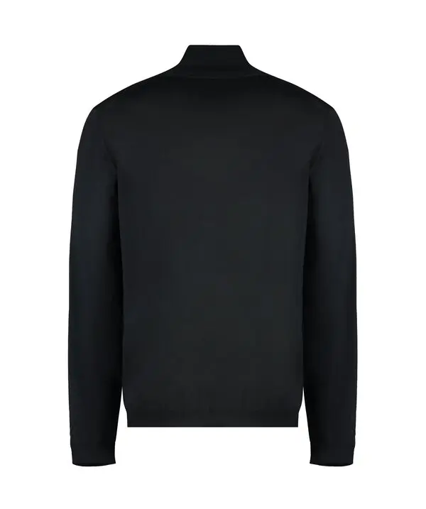 ROBERTO COLLINA Turtleneck Knit Sweater - Black