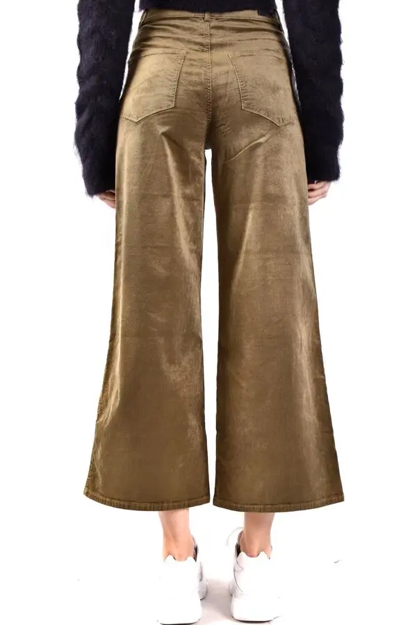 Paige High-waisted Wide-leg Corduroy Pants