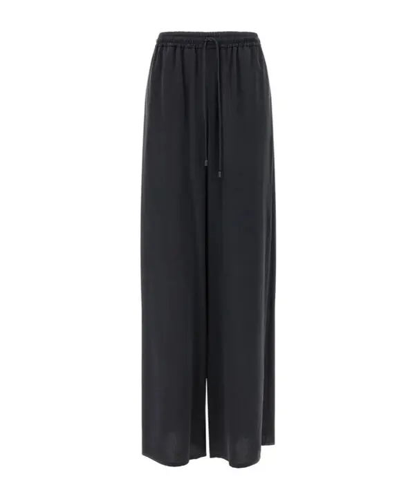 Max Mara Wide-leg Trousers With Drawstring Waist