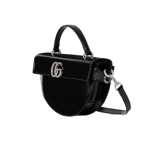 Gucci Small Half-moon Top Handle Bag - Black