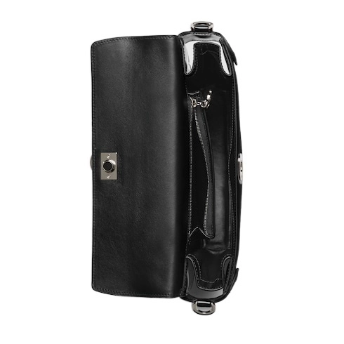 Gucci Small Half-moon Top Handle Bag - Black