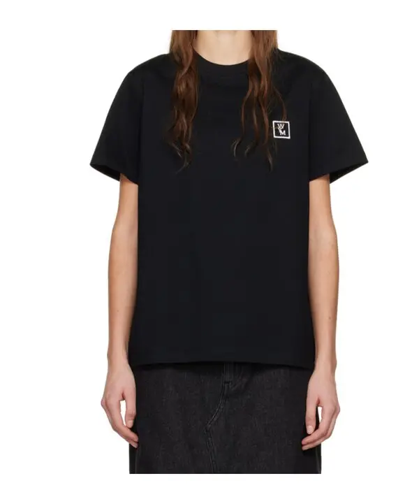 WOOYOUNGMI Patch T-shirt - Black