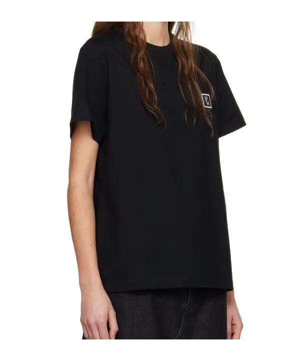 WOOYOUNGMI Patch T-shirt - Black