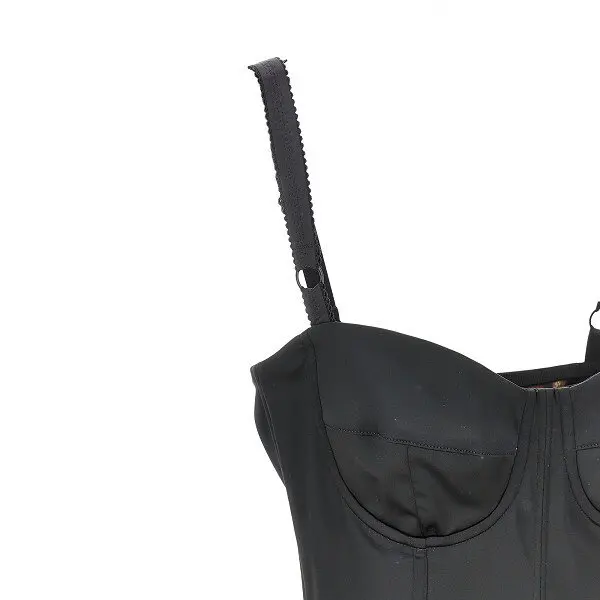 Dolce & Gabbana Sweetheart Neck Spaghetti Strap Midi Dress