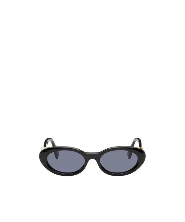 Fendi Oval Frame Sunglasses - Black
