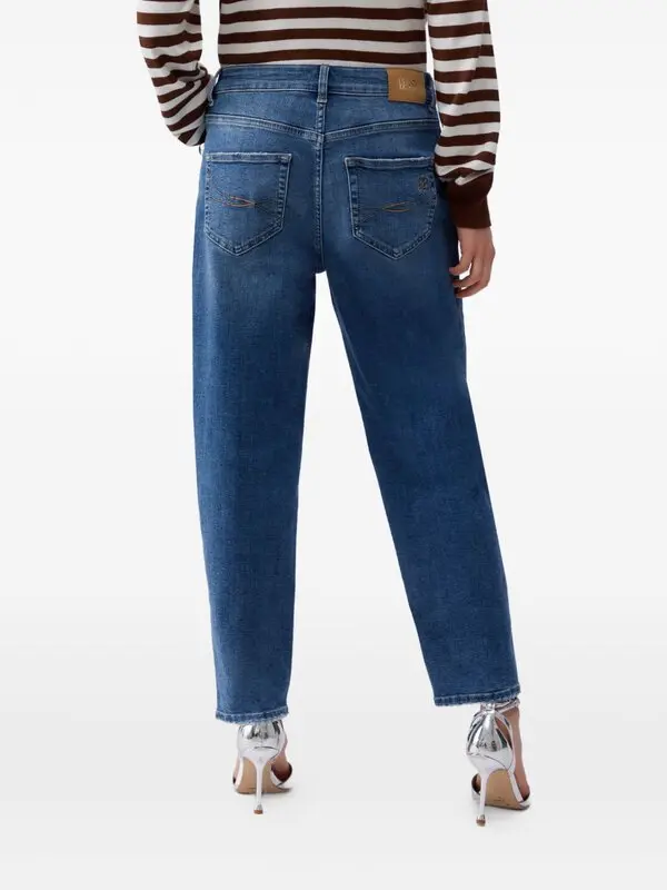 Liu Jo Wide-leg Jeans With Tapered Hem
