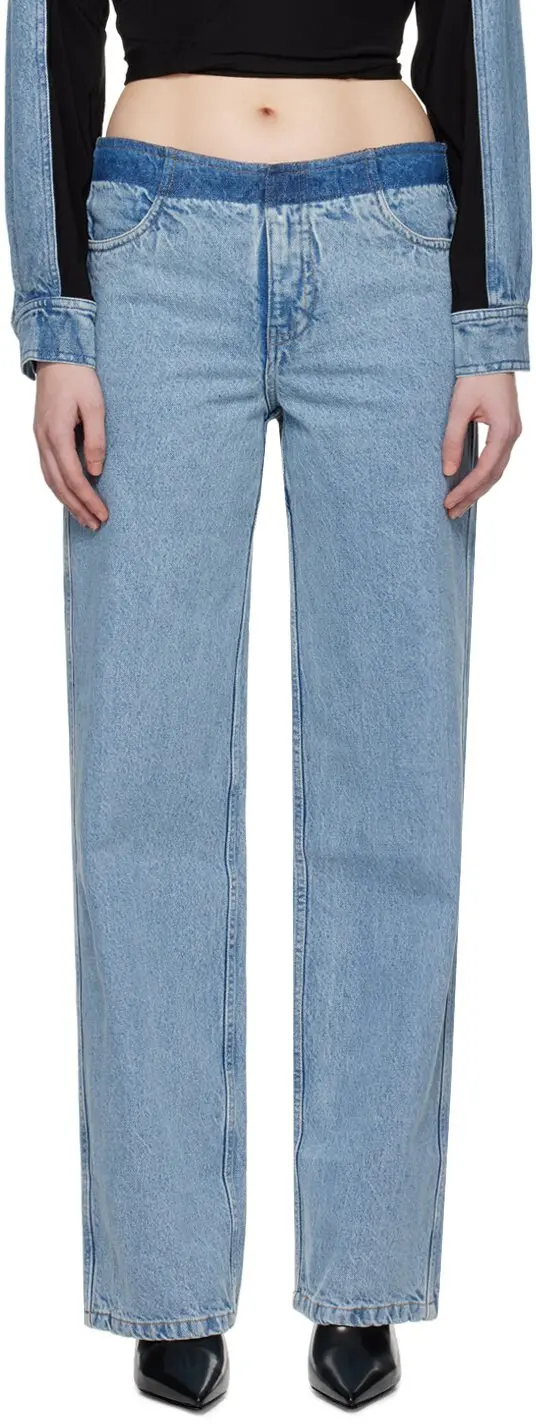 Christopher Esber Deconstructed Denim Jeans - Indigo