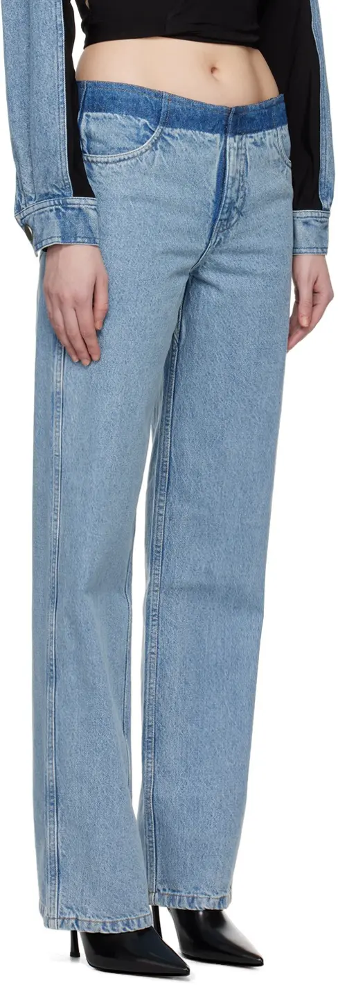Christopher Esber Deconstructed Denim Jeans - Indigo