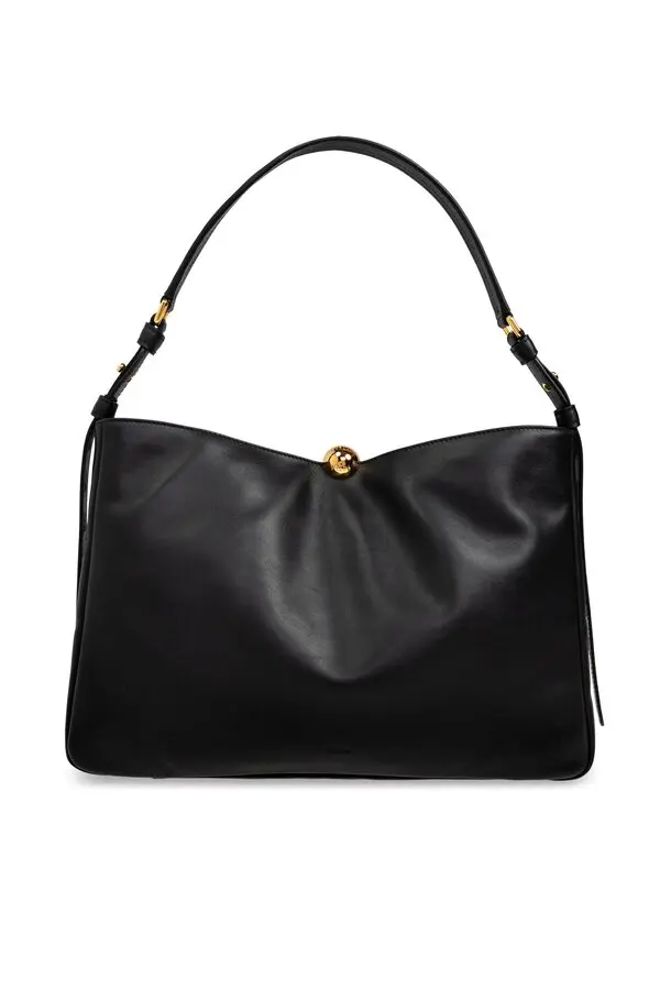 Furla Logo Shoulder Bag - Black