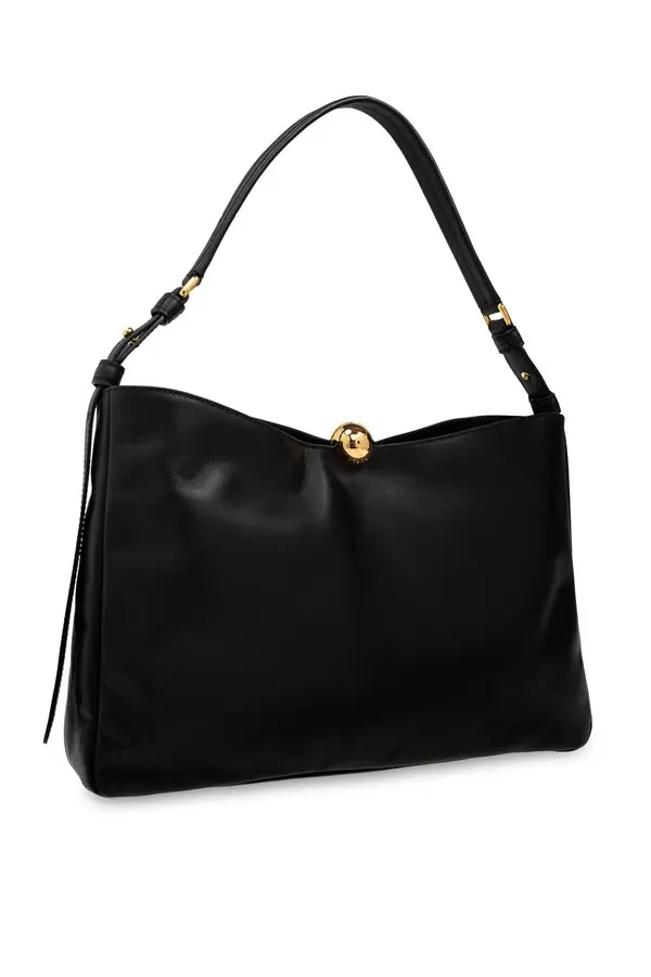Furla Logo Shoulder Bag - Black