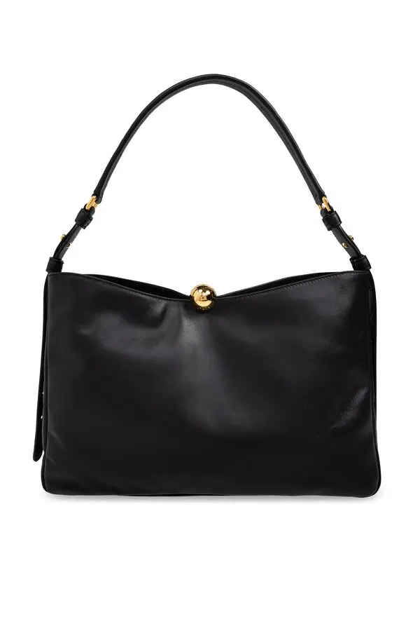 Furla Logo Shoulder Bag - Black