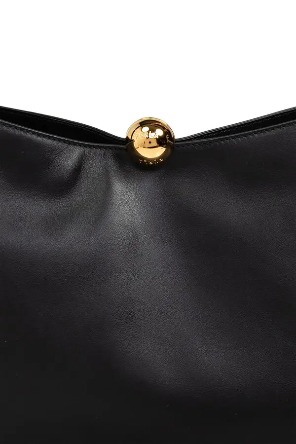 Furla Logo Shoulder Bag - Black