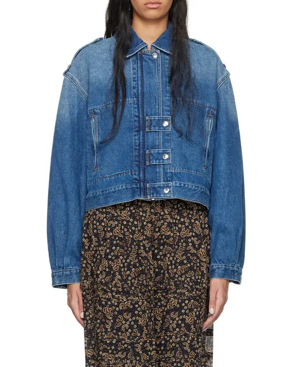 Isabel Marant Étoile Julie Cropped Denim Jacket