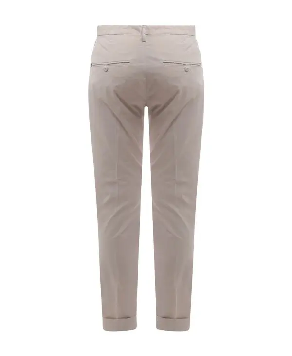 DONDUP Regular Fit Stretched Trousers - Gray