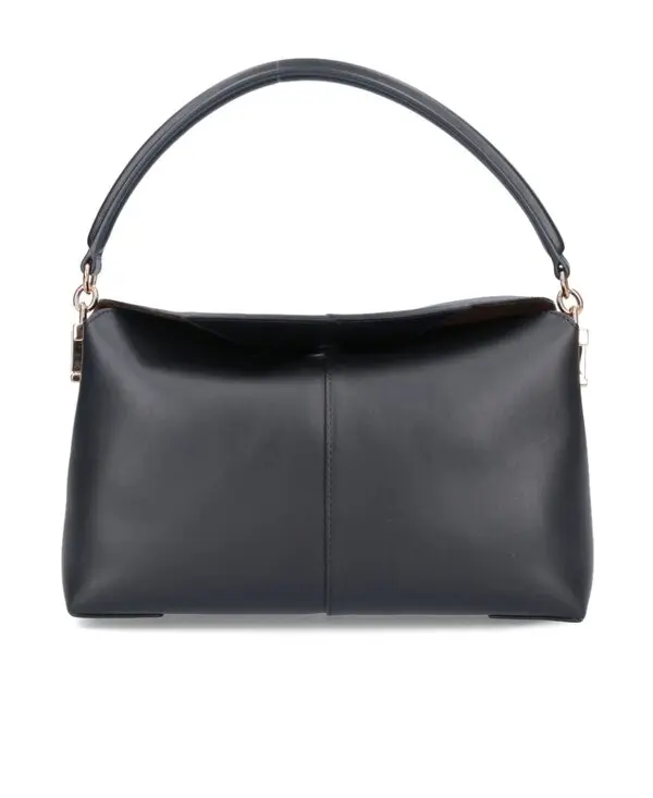 TOD'S Logo-plaque Top Handle Bag - Black