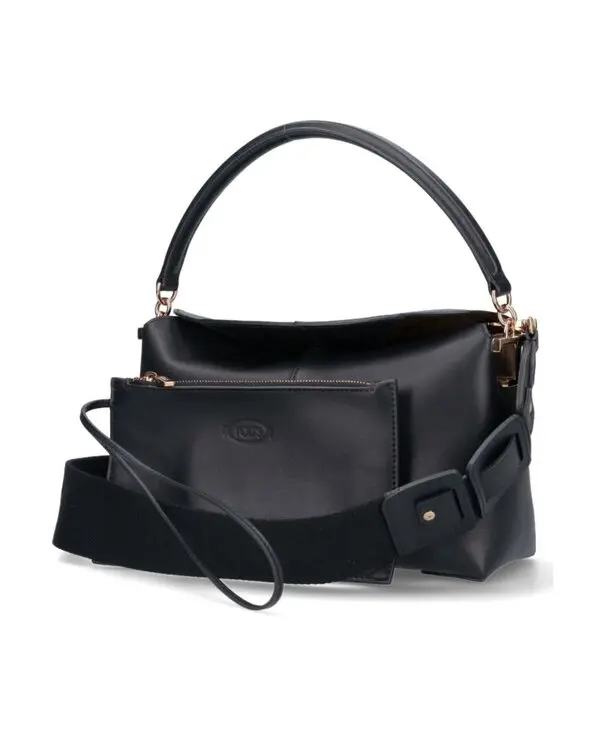 TOD'S Logo Plaque Top Handle Bag