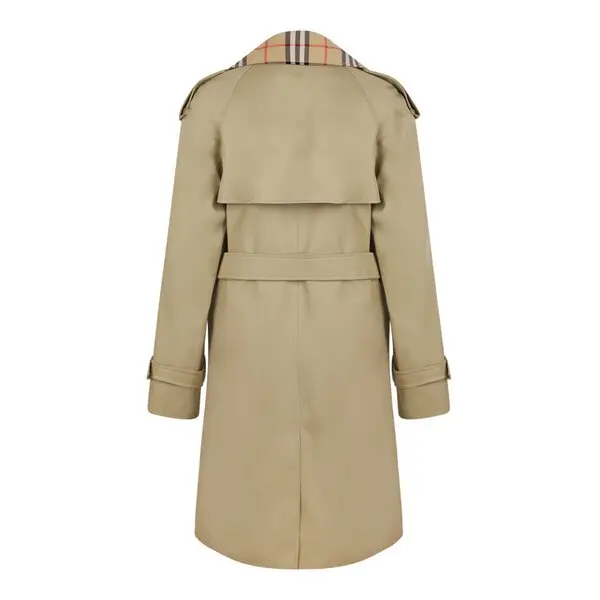 Burberry Double Breasted Belted Trench Coat