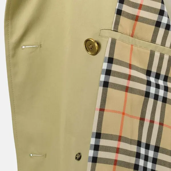 Burberry Double Breasted Belted Trench Coat